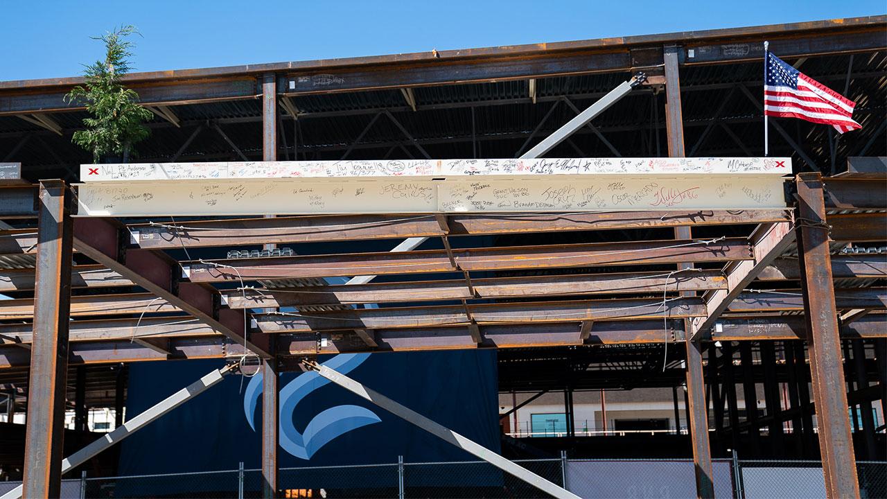 Final Beam Installed at Northgate | Seattle Kraken