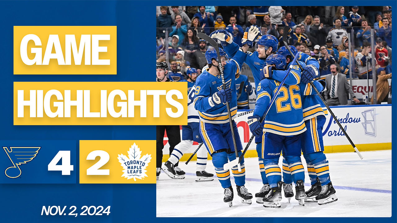 Highlights: STL 4, TOR 2 | St. Louis Blues