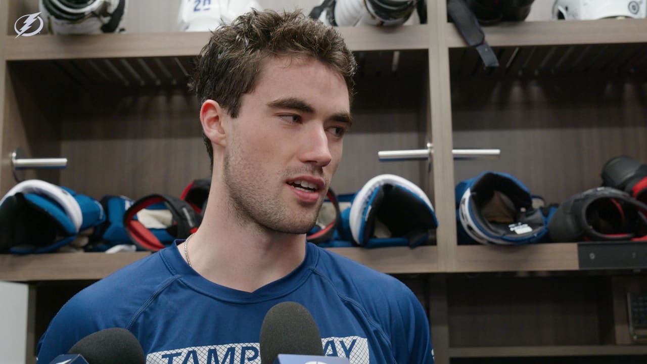 Jack Finley on his NHL Debut | Tampa Bay Lightning