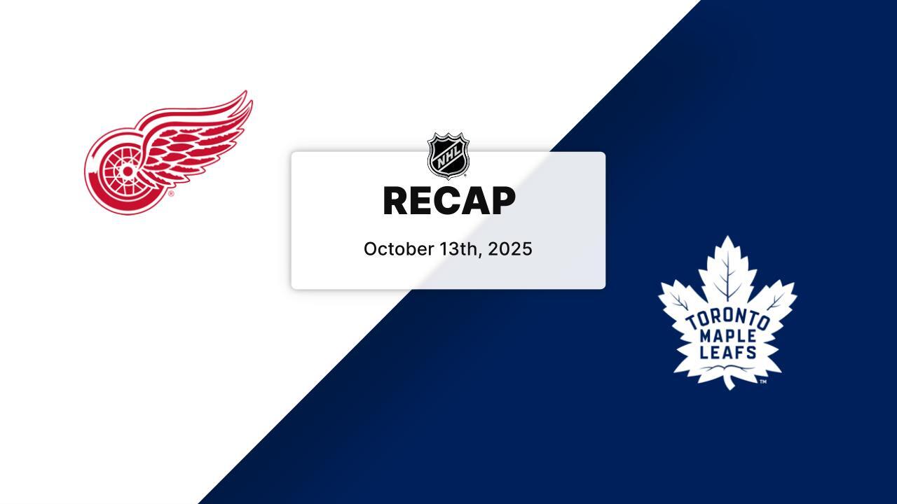 DET at TOR | Recap | Detroit Red Wings
