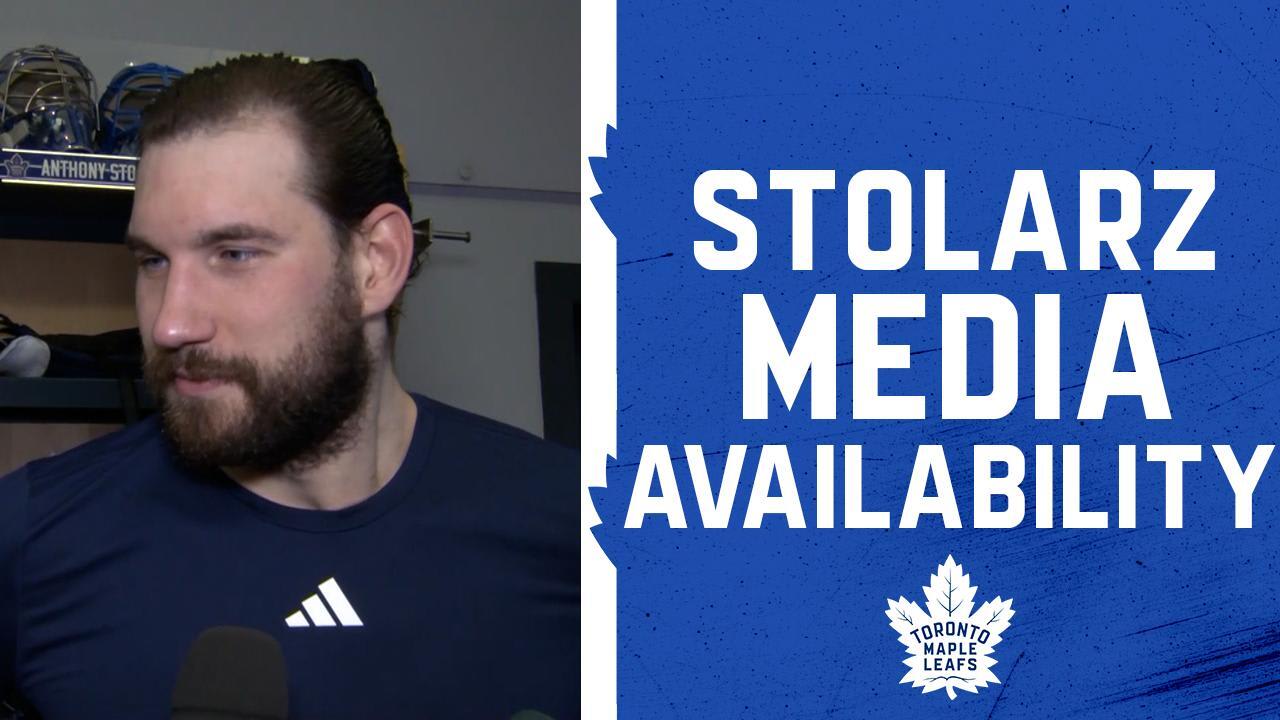 Anthony Stolarz | Practice | February 21, 2026 | Toronto Maple Leafs
