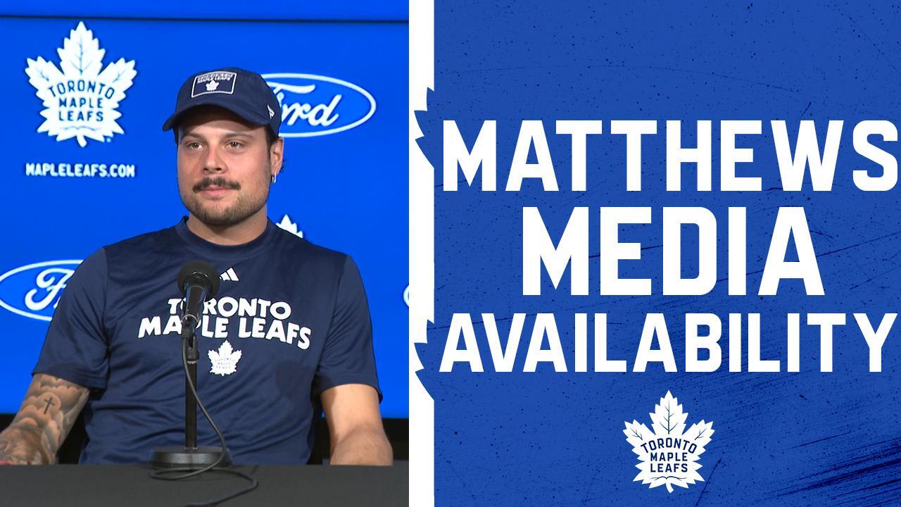 Auston Matthews | Media Day | Toronto Maple Leafs