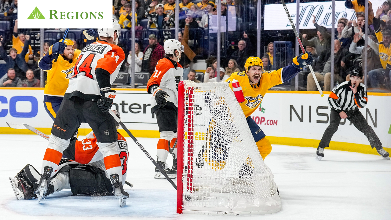 Forsberg Sets Franchise Overtime Goals Record As Predators Defeat