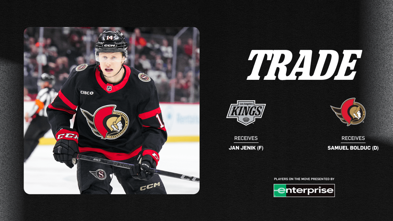 LA Kings Acquire Jan Jeník in Exchange for Samuel Bolduc | Los Angeles ...
