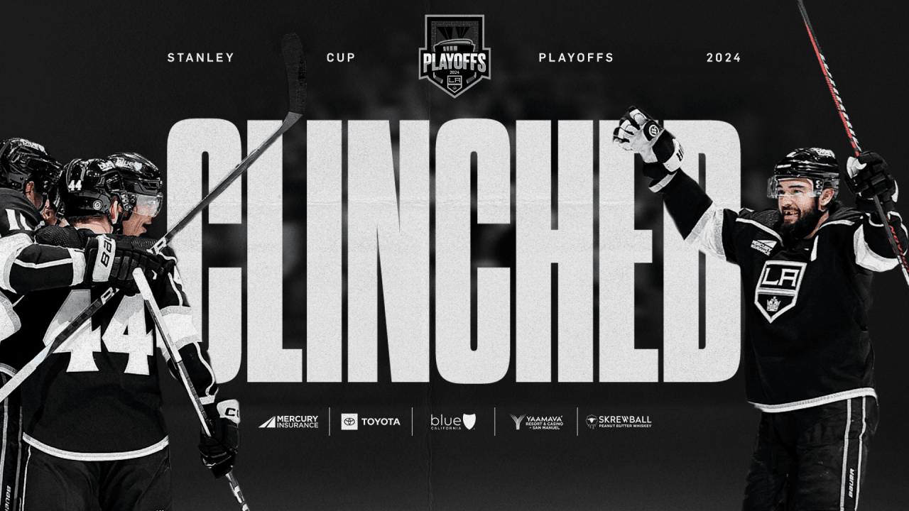 LA Kings Clinch 2024 Stanley Cup Playoff Berth | Los Angeles Kings