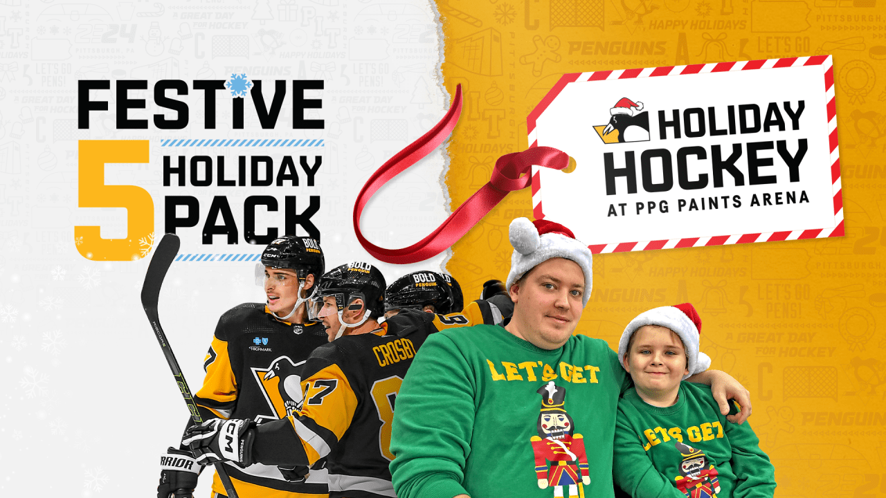 Penguins Announce Festive Five Holiday Ticket Pack | Pittsburgh Penguins