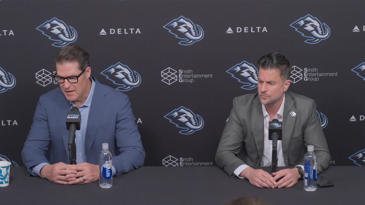 Chris Armstrong and Bill Armstrong Press Conference | Utah Mammoth