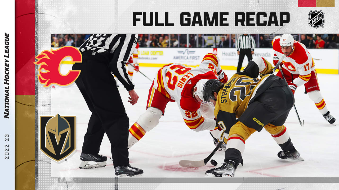 Recap: VGK 4, CGY 3 - F/OT | Vegas Golden Knights