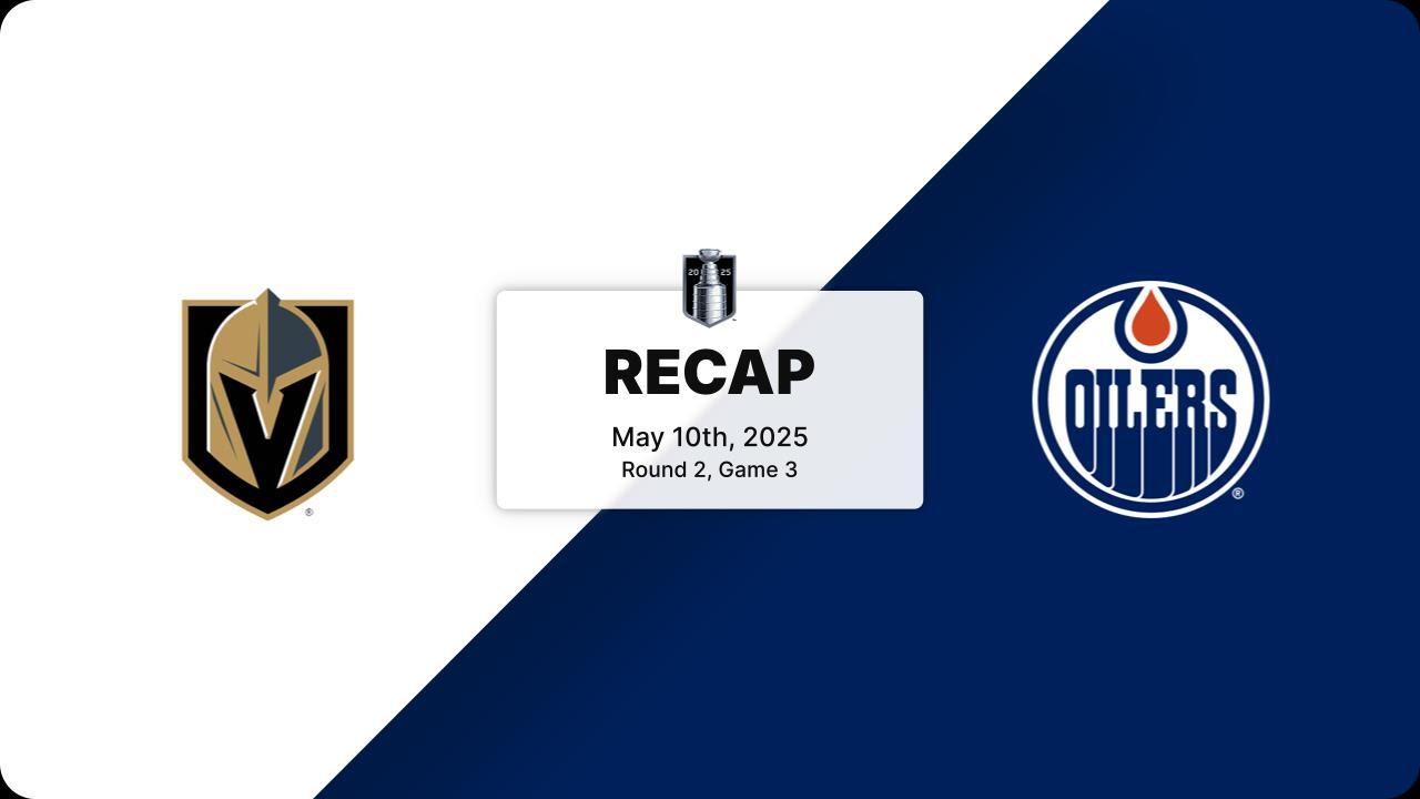 HIGHLIGHTS | VGK 4, EDM 3 | Edmonton Oilers