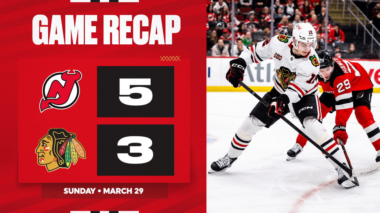 Game Highlights | Blackhawks at Devils | Chicago Blackhawks