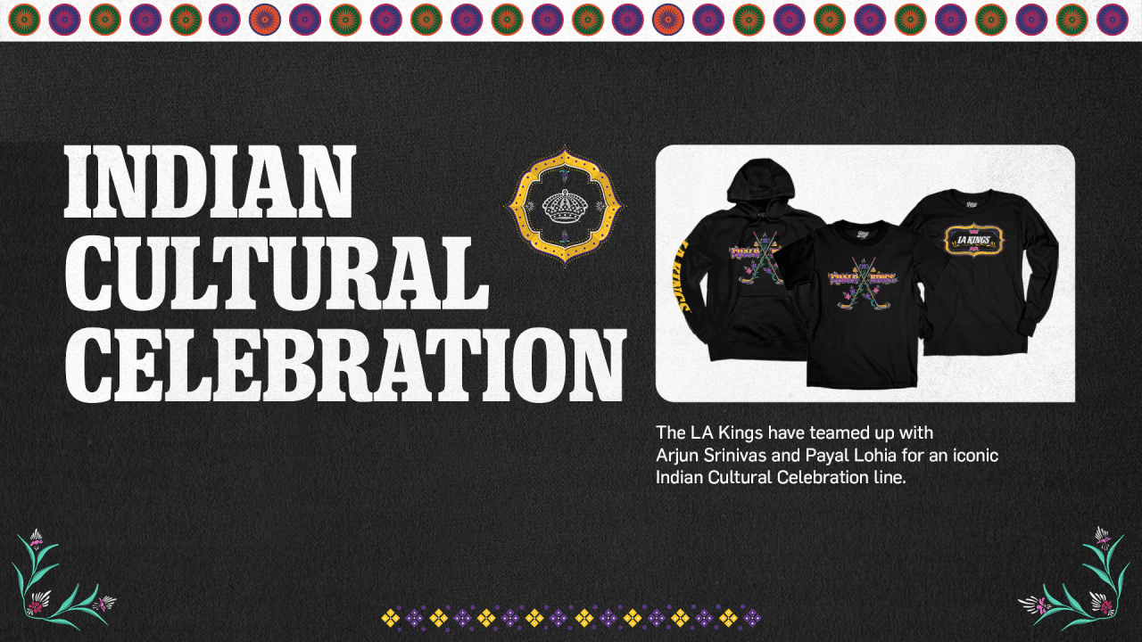Behind the Design: Indian Cultural Celebration Merch | Los Angeles Kings