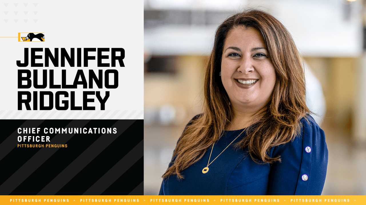 Penguins Name Jennifer Bullano Ridgley Chief Communications Officer ...