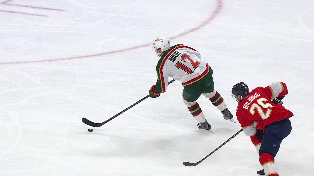 FLA@MIN: Boldy scores SHG against Sergei Bobrovsky | NHL.com