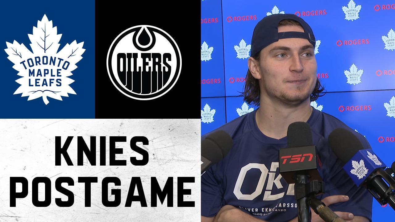 Matthew Knies | Post Game | Toronto Maple Leafs