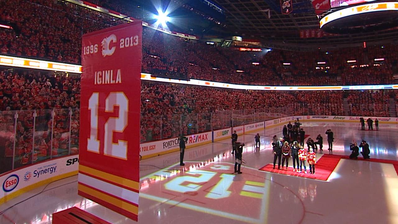 Iginla's number retired by Flames | Calgary Flames