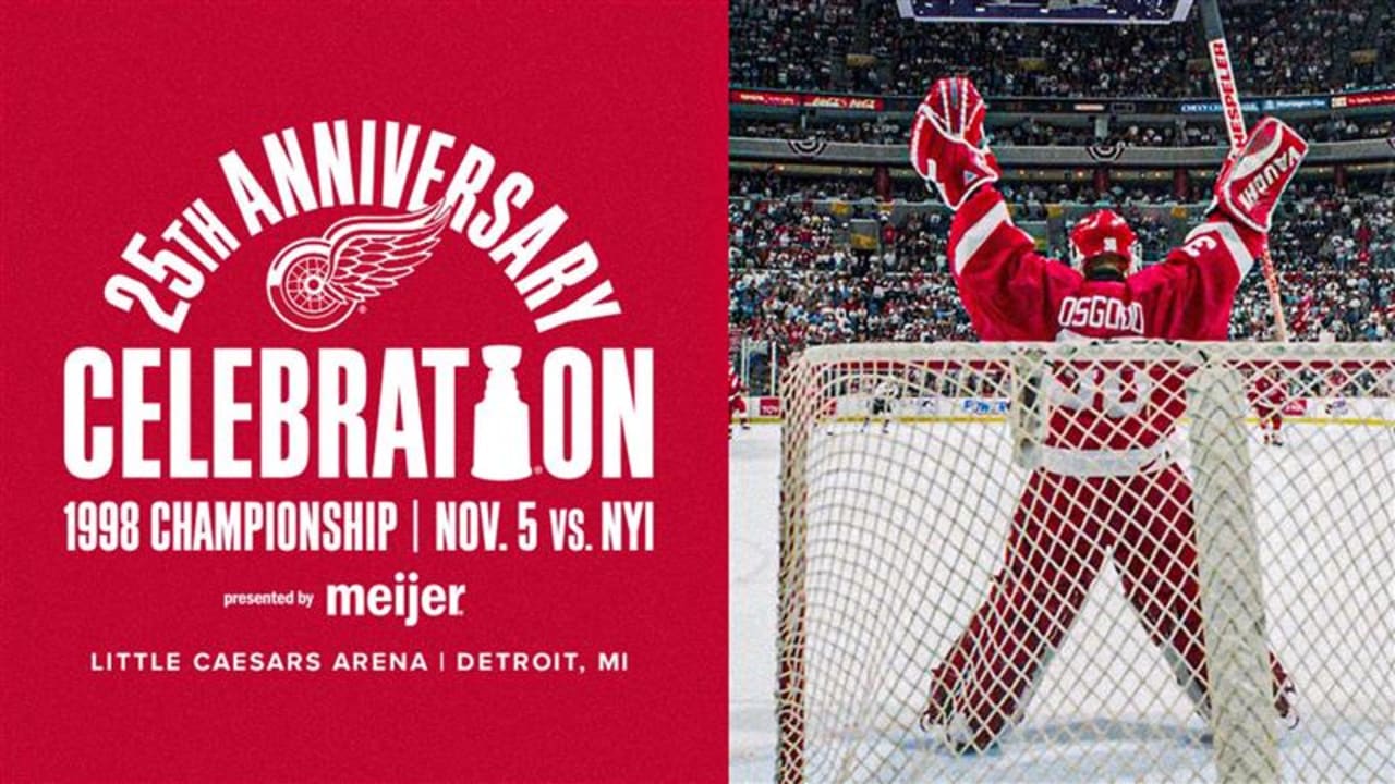 PREVIEW: Red Wings face Islanders to wrap up 25th Anniversary ...