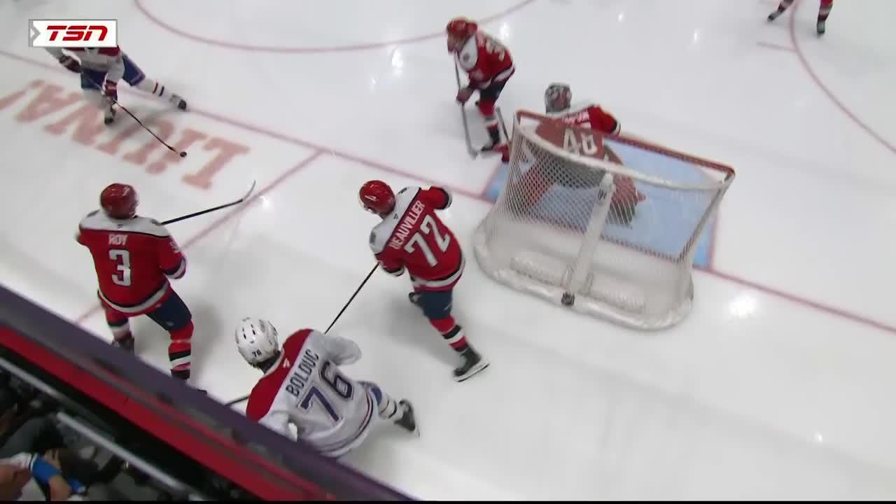 MTL@WSH: Gallagher scores goal against Logan Thompson | Montréal Canadiens