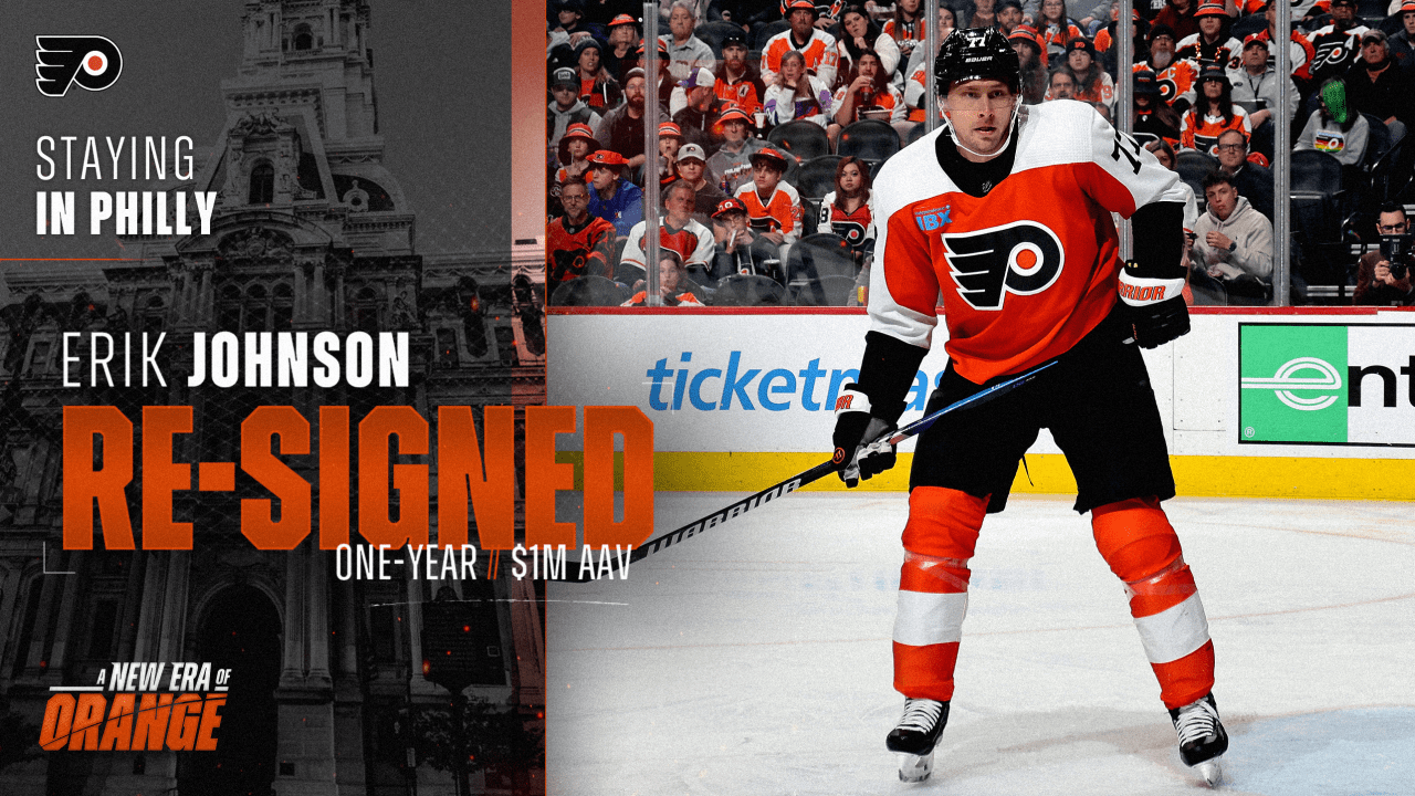 Flyers Sign Defenseman Erik Johnson to a One-Year Contract ...
