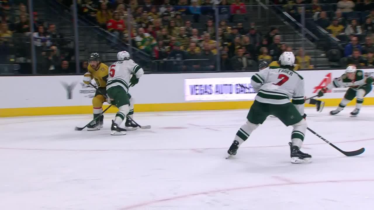 MIN@VGK: Stone scores goal against Filip Gustavsson | Vegas Golden Knights