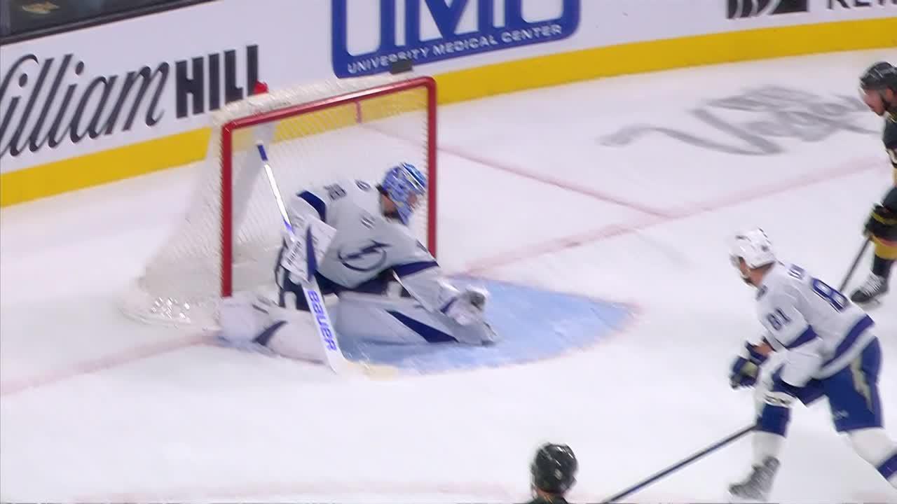 TBL@VGK: Eichel scores goal against Andrei Vasilevskiy | Vegas Golden ...