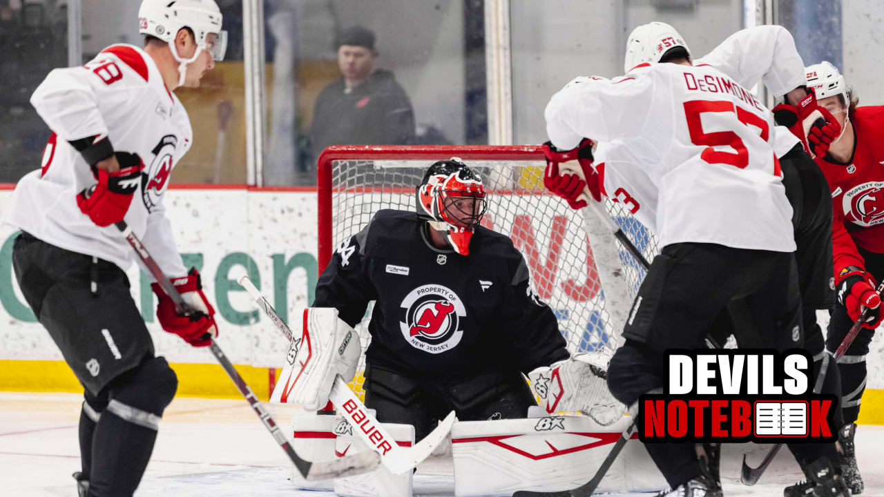 Devils on the Ice for Thanksgiving Practice | NOTEBOOK | New Jersey Devils