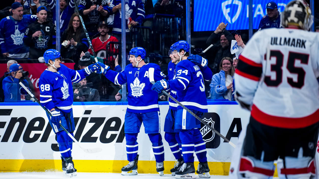 Les Maple Leafs donnent le ton à la bataille de l'Ontario | LNH.com