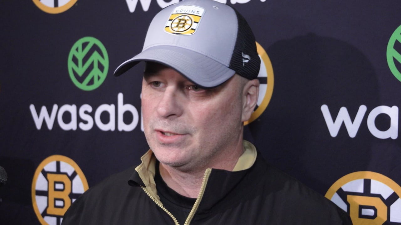 Press Room: Jim Montgomery | Boston Bruins