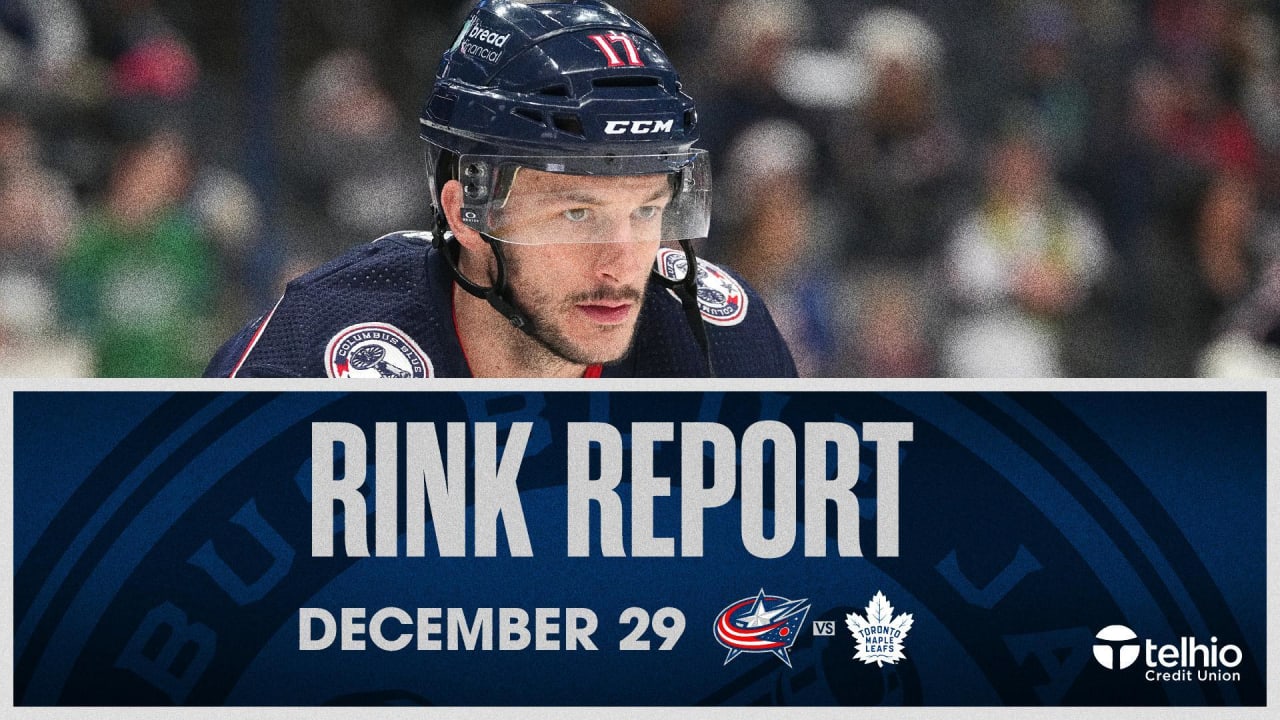 Rink Report (12/29/23) | Columbus Blue Jackets