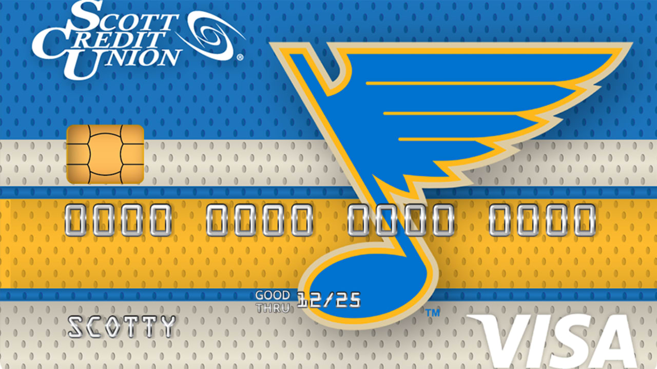 Scott Credit Union launches Blues Credit Card | St. Louis Blues