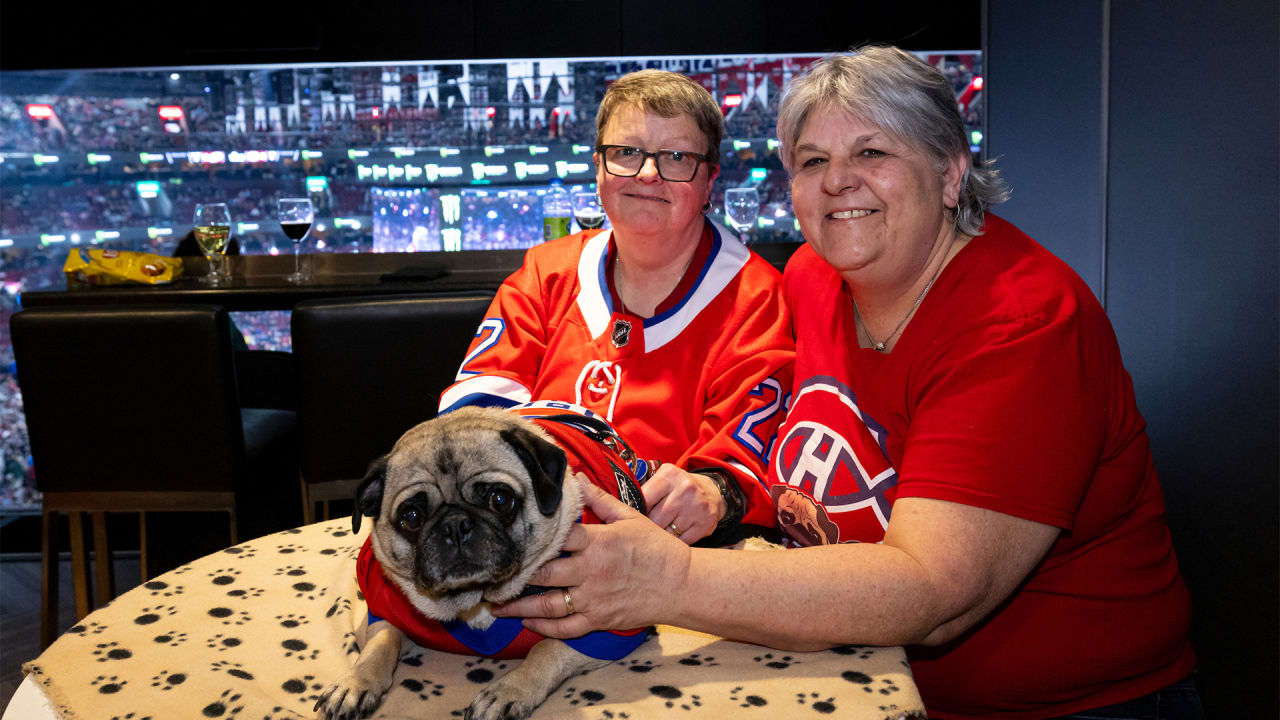 Jarod le pug au Centre Bell | Canadiens de Montréal