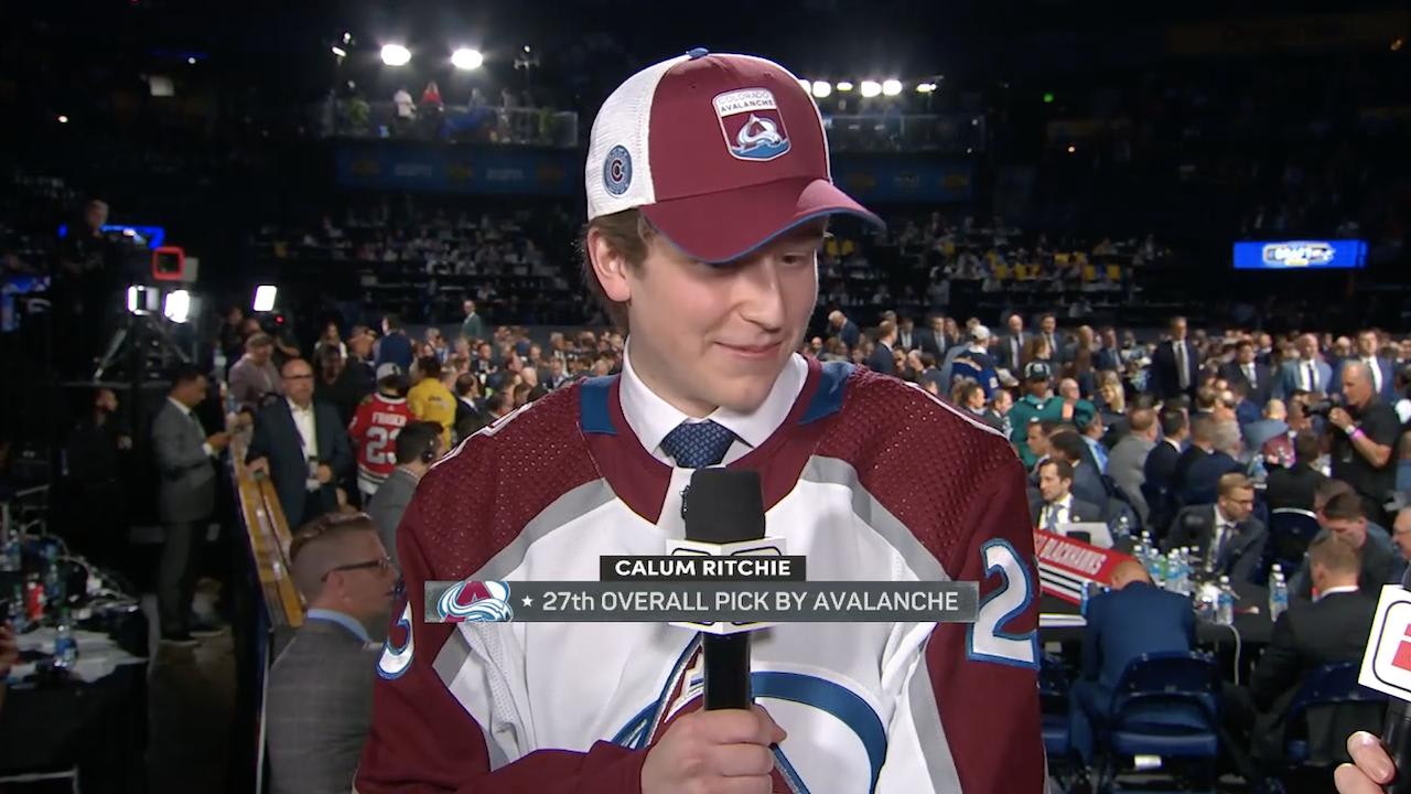 Ritchie on being drafted No. 27 | Colorado Avalanche