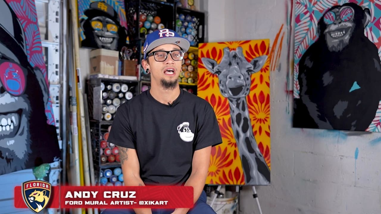 Andy Cruz: Vamos Gatos Mural | Florida Panthers