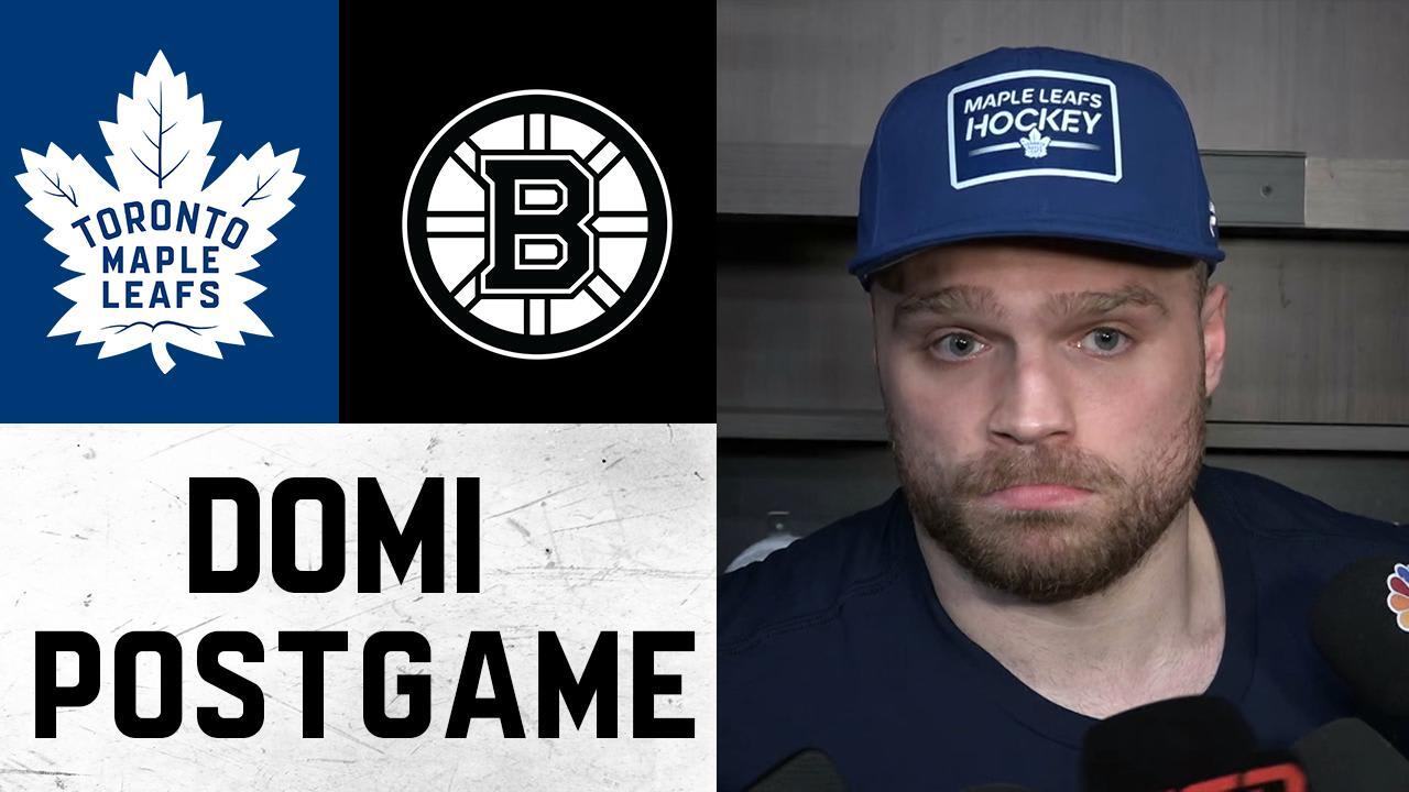 Max Domi | Post Game | Toronto Maple Leafs