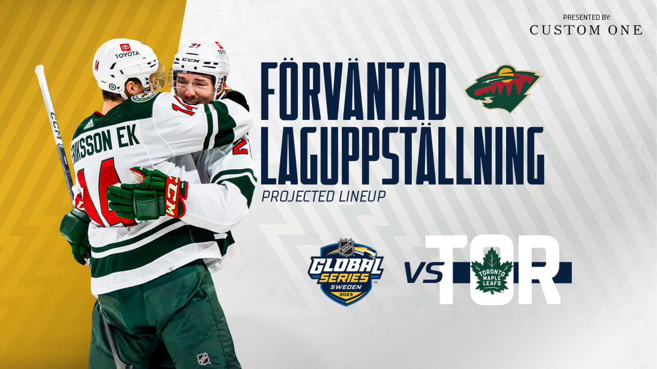Projected Lineup vs Maple Leafs | Minnesota Wild