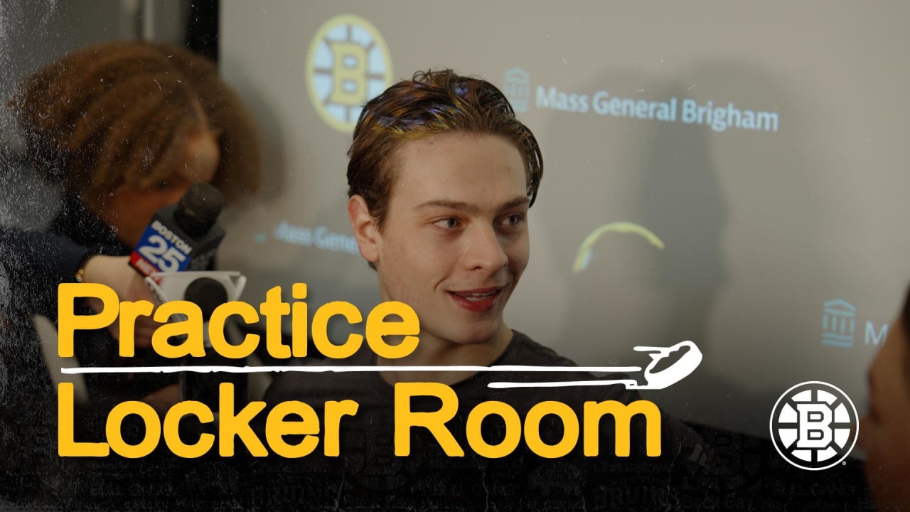 Locker Room Raw: James Hagens | Boston Bruins