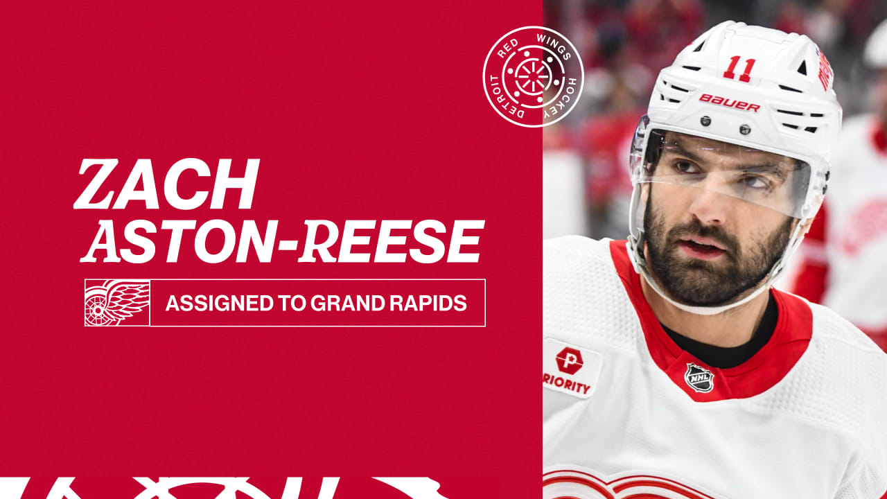Red Wings assign Zach Aston-Reese to Grand Rapids | Detroit Red Wings