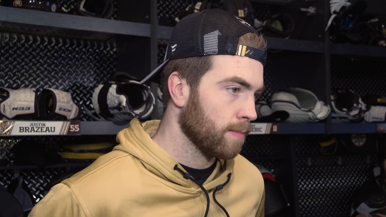 Locker Room Raw: Justin Brazeau | Boston Bruins
