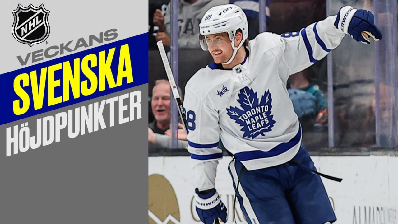 31.3: Veckans svenska höjdpunkter | NHL.com/sv