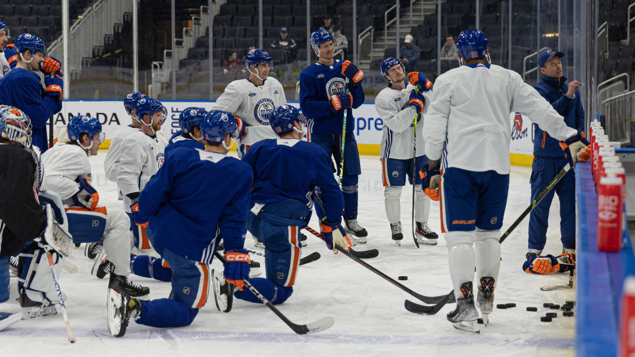 BLOG: Oilers press on with their process at Tuesday's practice ...