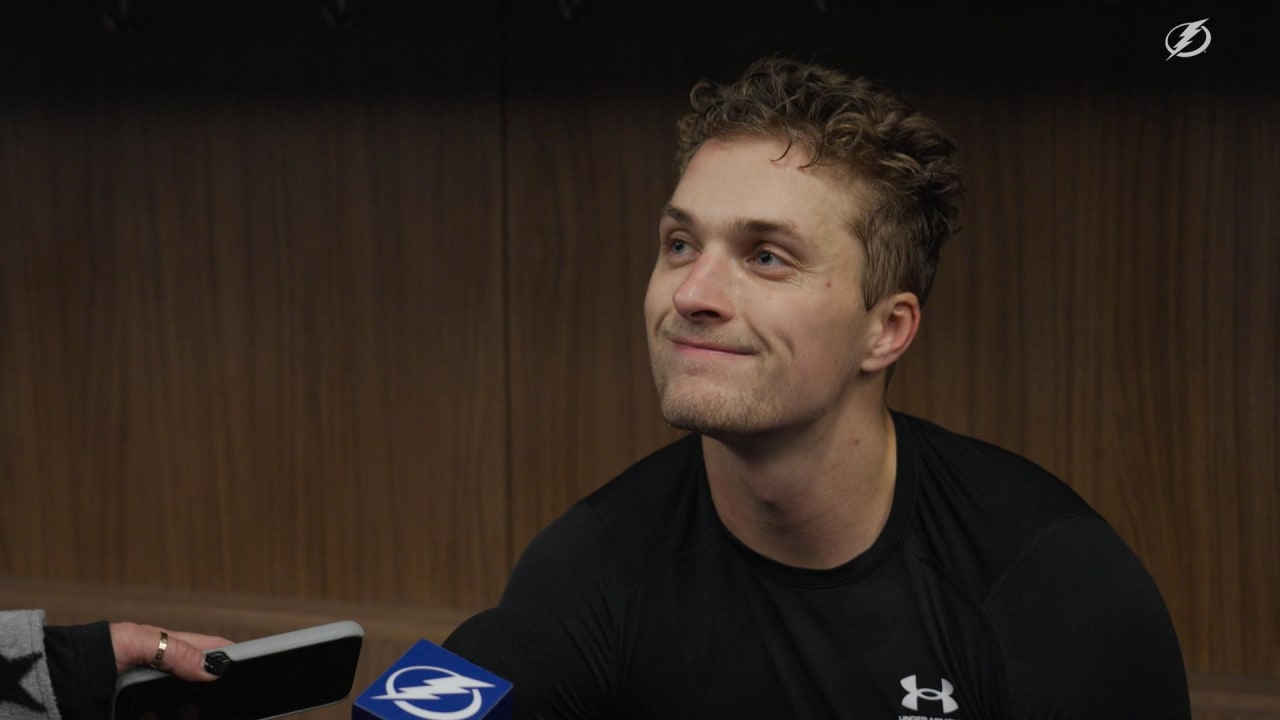 Mitchell Chaffee | Pregame at Nashville Predators | Tampa Bay Lightning