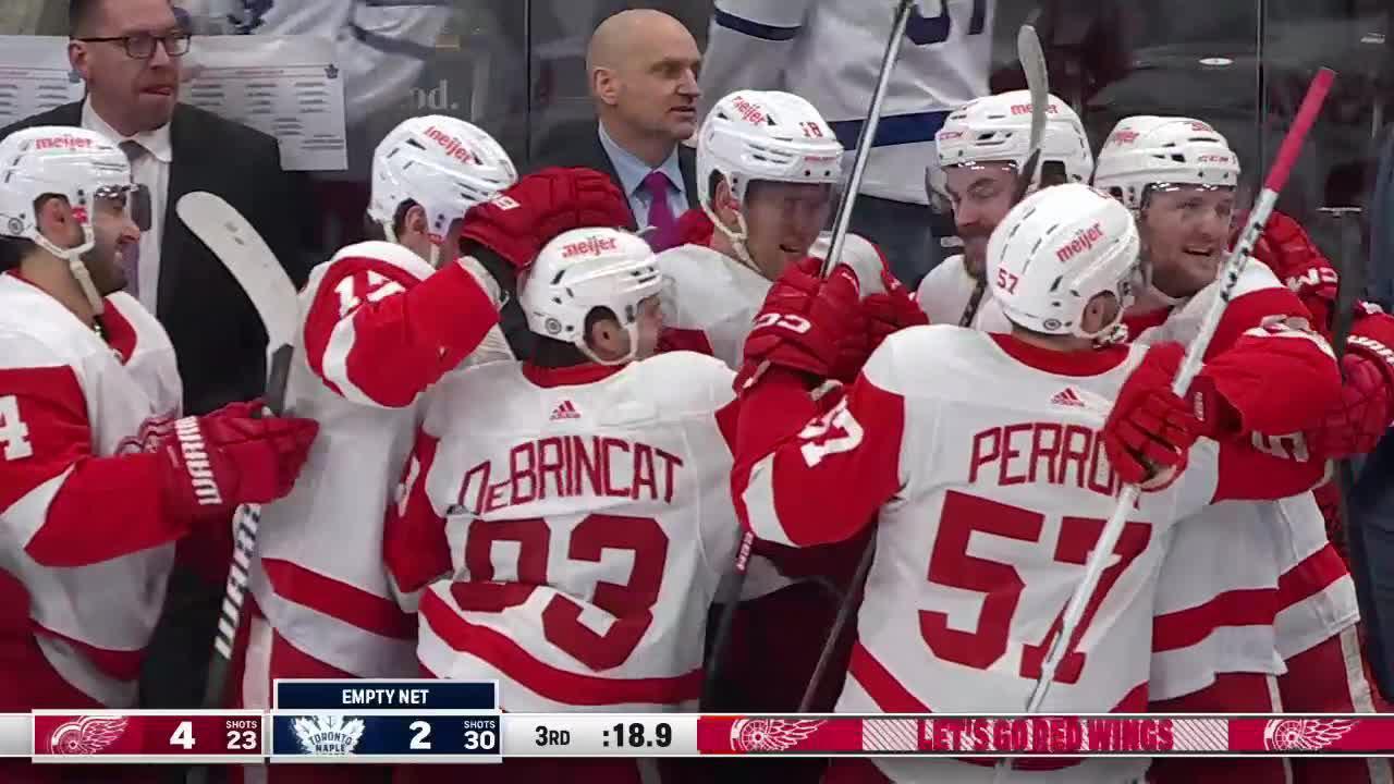 DET@TOR: Raymond scores goal against Toronto Maple Leafs | Detroit Red ...