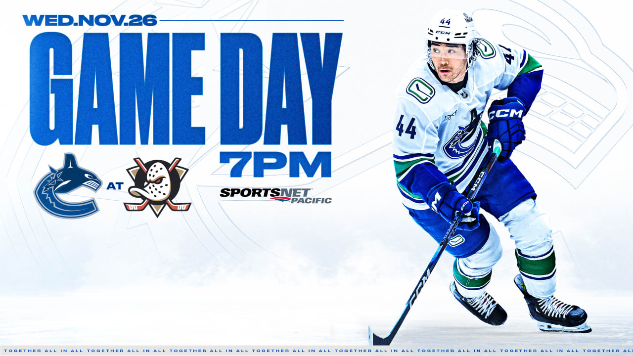 Game Notes: Canucks at Ducks | Vancouver Canucks