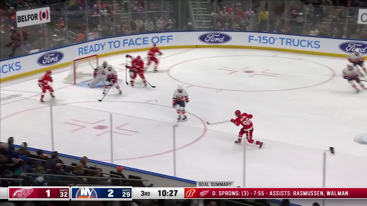 DET@NYI: Walman scores goal against Islanders | NHL.com