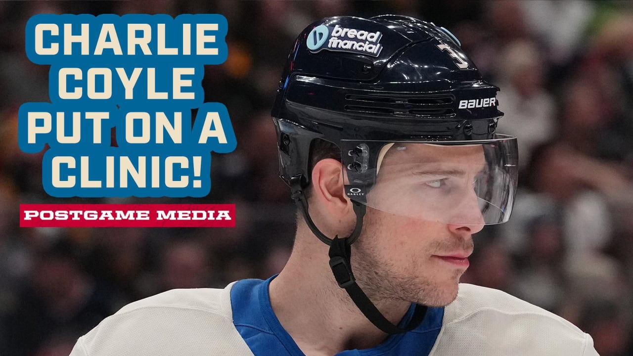 Charlie Coyle Put On a CLINIC in 5-1 Win over Carolina! | Columbus Blue ...