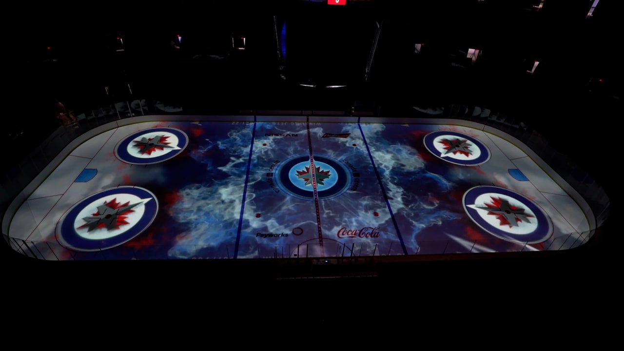 New on-ice projection system at Canada Life Centre | Winnipeg Jets