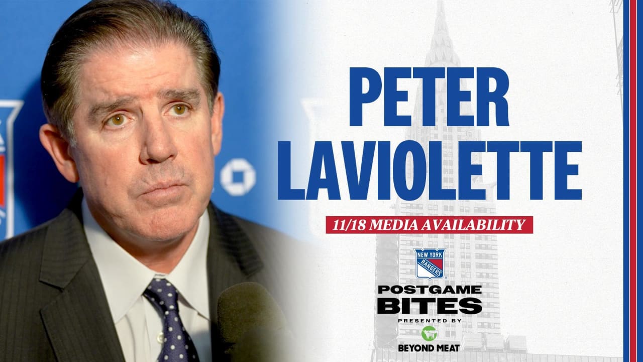 Postgame: Laviolette | New York Rangers