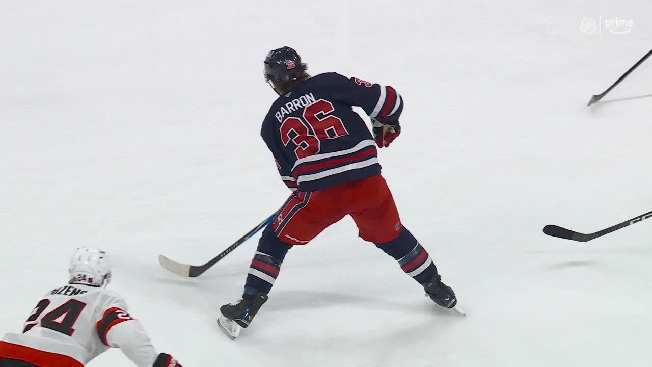 OTT@WPG: Stanley scores goal against Linus Ullmark | Winnipeg Jets