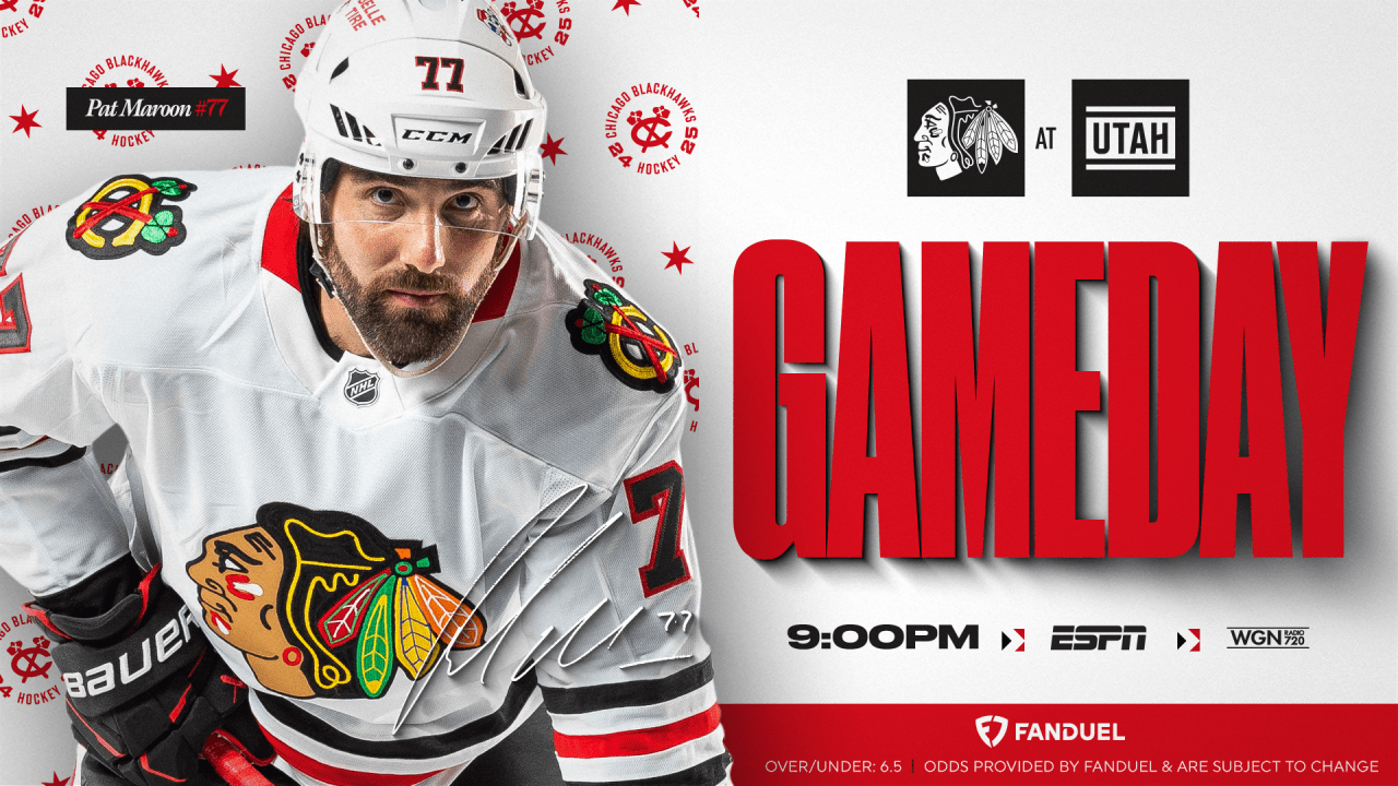 PREVIEW: Blackhawks Face Utah in Season Opener | Chicago Blackhawks