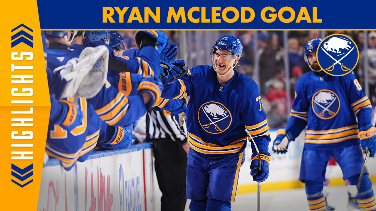 McLeod | Goal vs. NYR | Buffalo Sabres