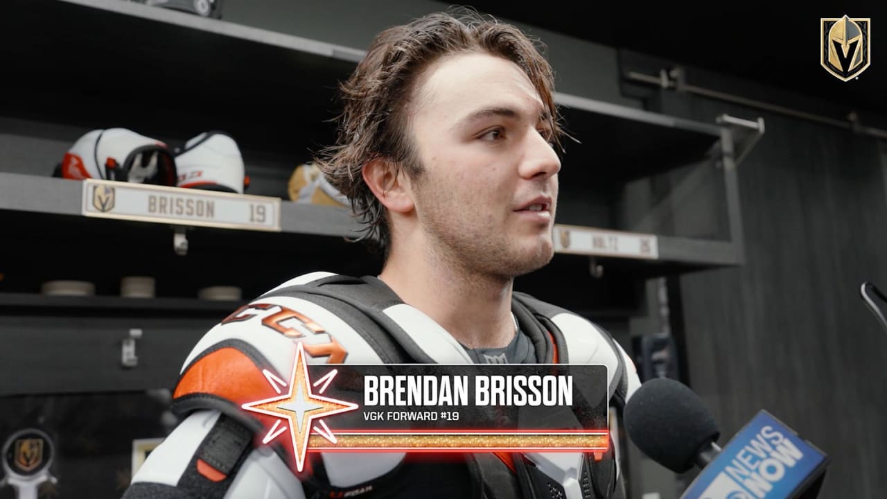 Brendan Brisson Pregame 10/9 | Vegas Golden Knights